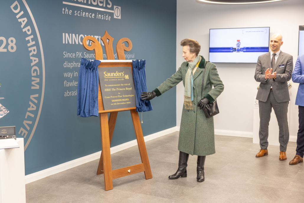 HRH The Princess Royal Visits Crane Saunders In Cwmbran - CRANE ...
